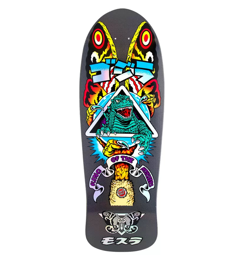 Tabla Santa Cruz 10.538 x 30.14 in Godzilla Mothra Natas – Perro Loco Skate